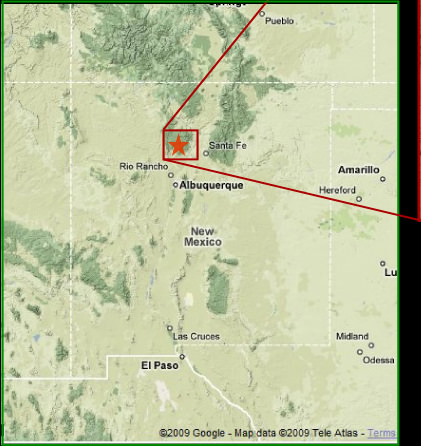 Valles Caldera Map